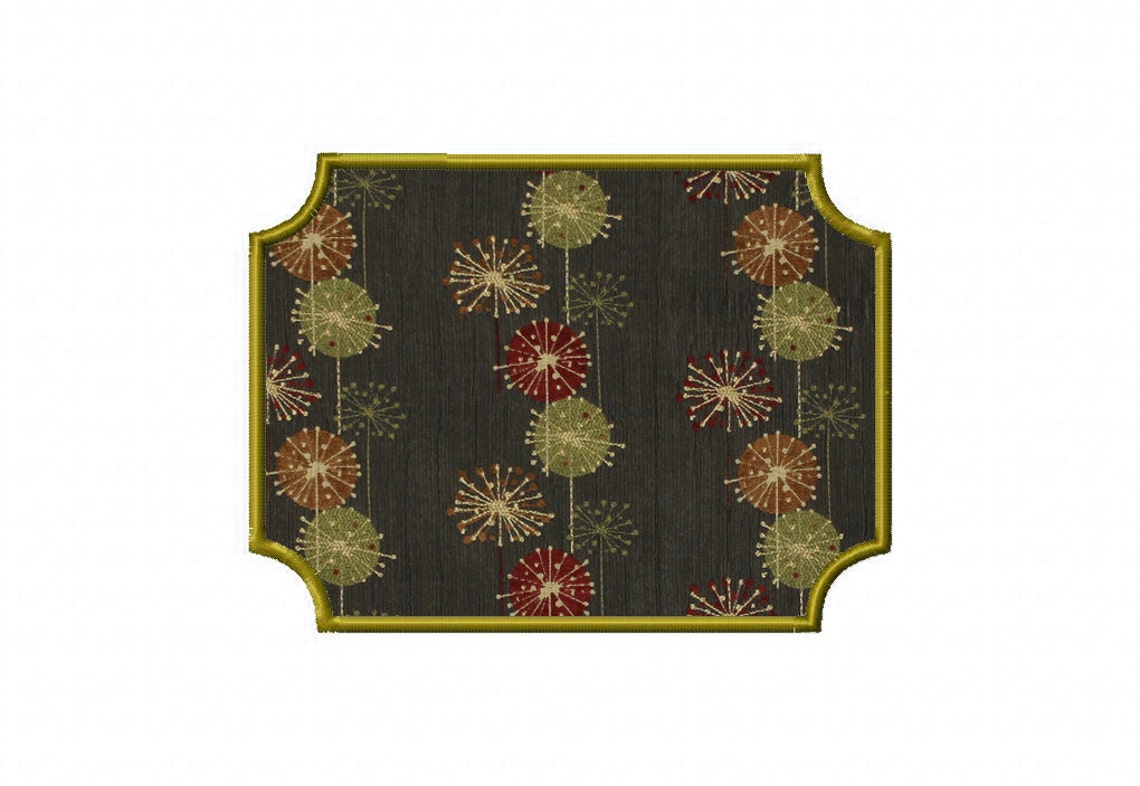 INSTANT DOWNLOAD Applique Frames Three Pack Machine Embroidery Designs ...