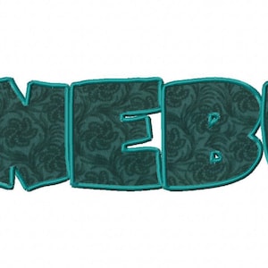 INSTANT DOWNLOAD Junebug Machine Embroidery Applique Font Set Includes ...