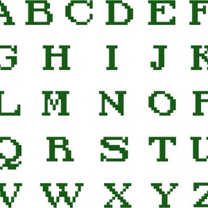 INSTANT DOWNLOAD Fantasy Pixel Machine Embroidery Font Set Includes 3 ...