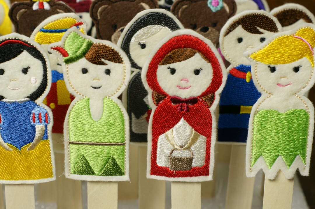 Machine Embroidery Designs 32 Fantasy and Fairytale Easy in the Hoop ...