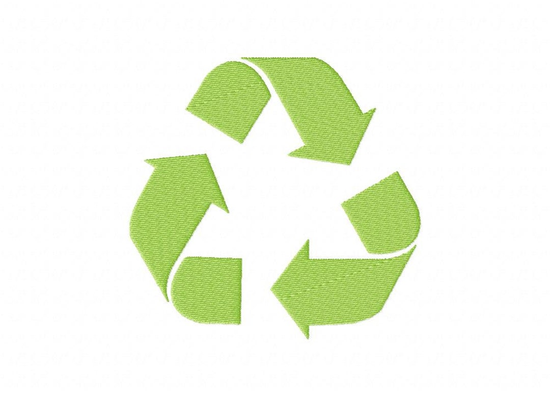 INSTANT DOWNLOAD Recycle Sign Machine Embroidery Design - Etsy