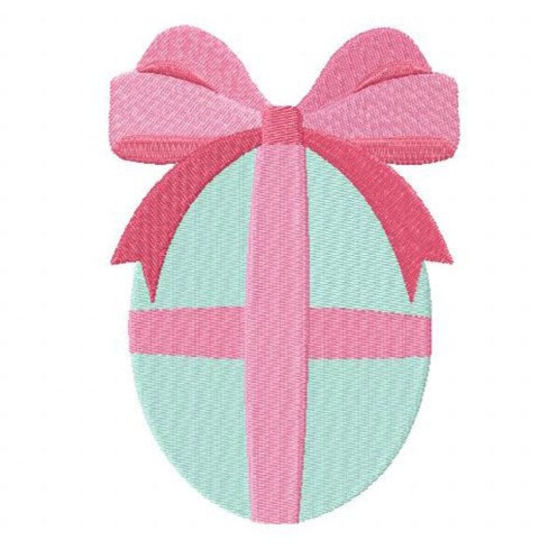Easter Egg Ribbon Machine Embroidery Designs PES, VP3 & More Formats - Etsy
