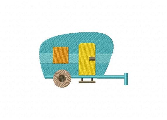 Machine Embroidery Designs Camper PES VP3 & More Formats | Etsy