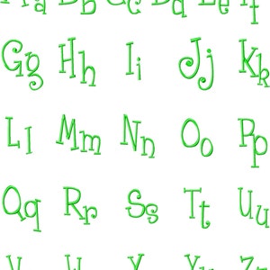 Machine Embroidery Designs INSTANT DOWNLOAD the Frog Font Set Includes ...