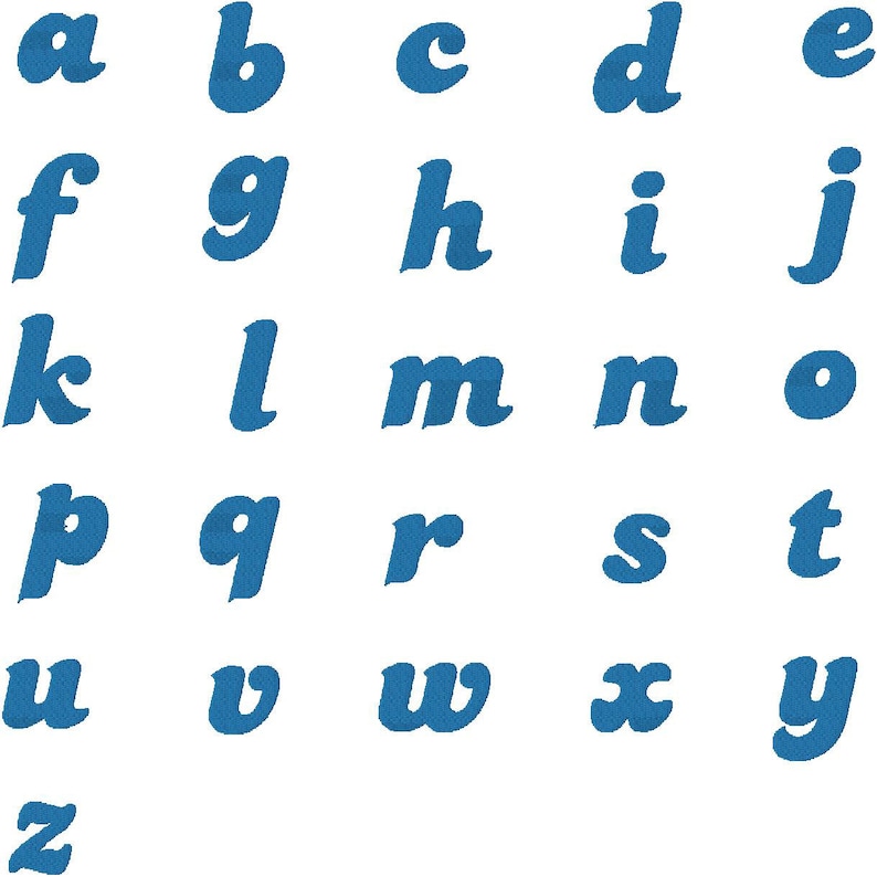 INSTANT DOWNLOAD Retro Bold Machine Embroidery Font Set - Etsy