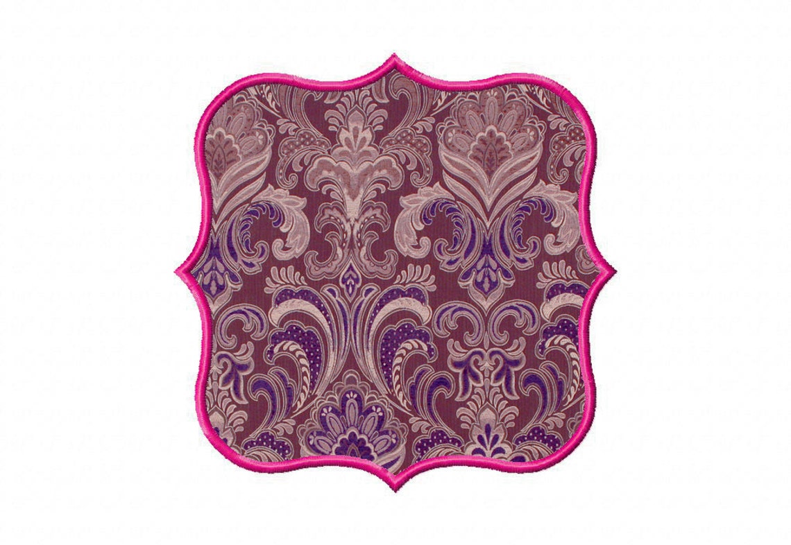 INSTANT DOWNLOAD Applique Frames Three Pack Machine Embroidery Designs ...