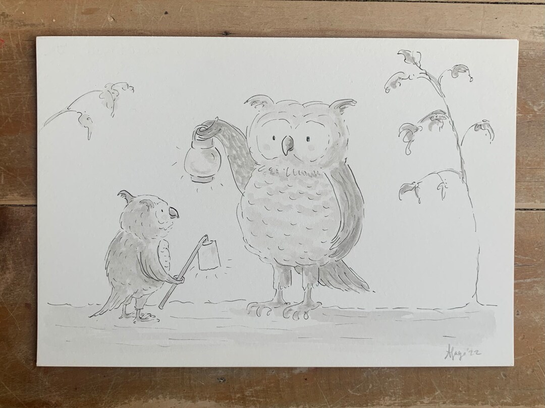 Original Ink Drawing Inktober 2022 Ink Illustration - Etsy