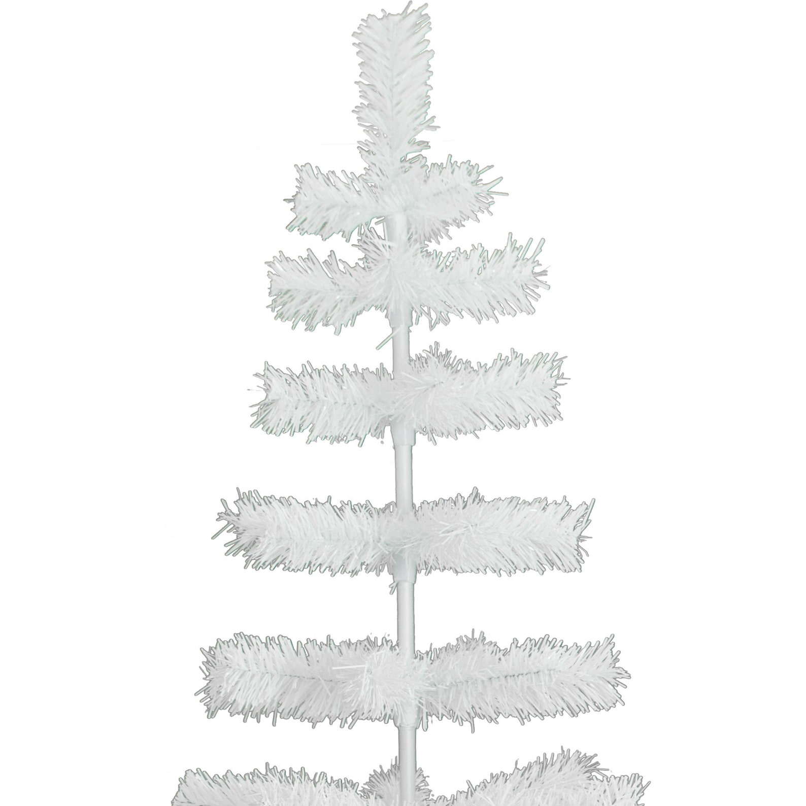 4FT White Tinsel Christmas Tree Hand-made Indoor Outdoor - Etsy