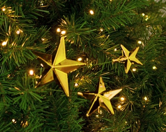 Hanging Star Gold - Etsy