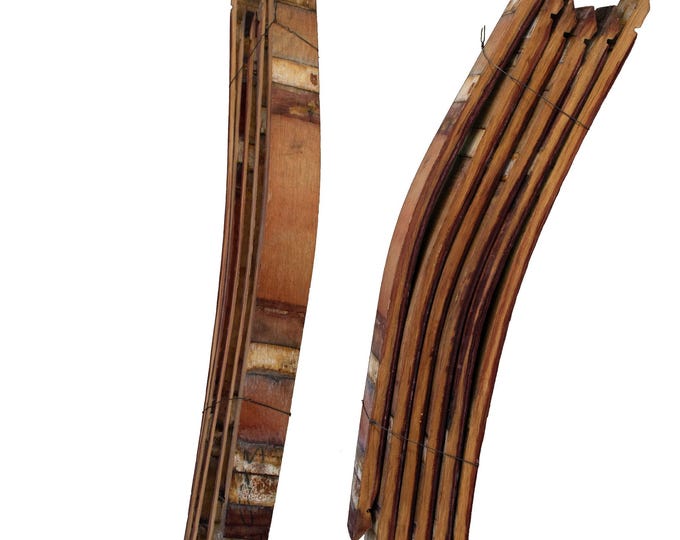 6pcs Wine Barrel Staves, Raw Wood Material, Oak, Bundle of 6, With or ...