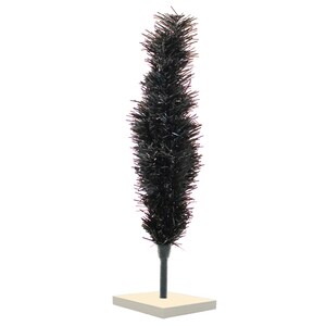 Black Tinsel Christmas Tree: Retro Tabletop Holiday Decor - Etsy