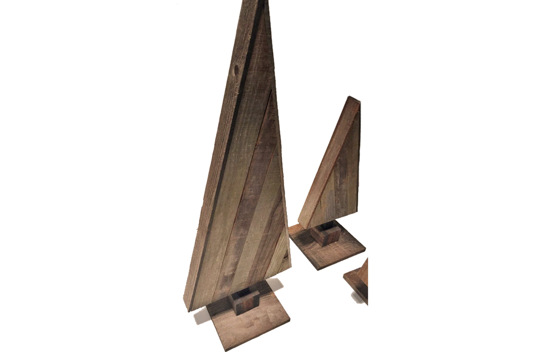 Wooden Triangle Christmas Tree Repurposed Barn Wood Hand-Made | Etsy