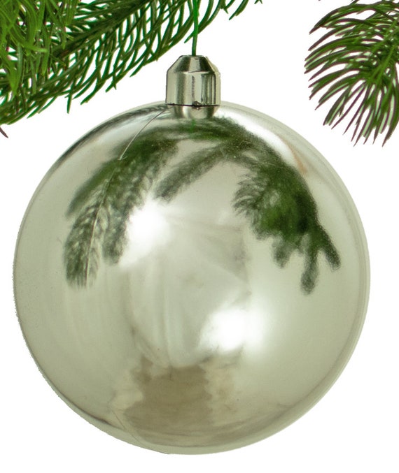 Silver Christmas Ornament Png