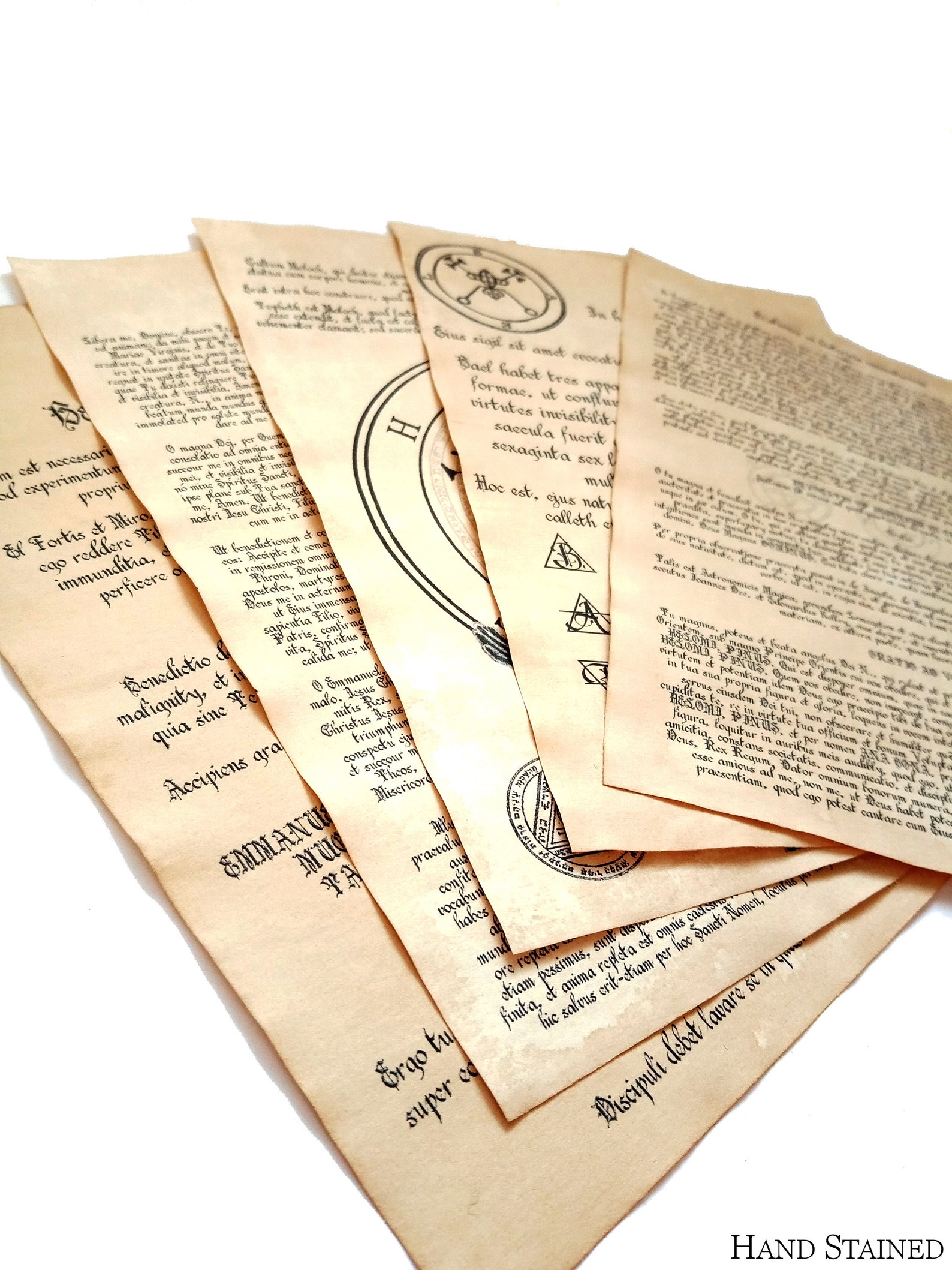 Demon Journal Pages - Demonology Supernatural Ritual - Latin Spells of ...