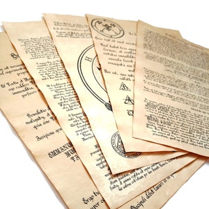 Demon Journal Pages - Demonology Supernatural Ritual - Latin Spells of ...