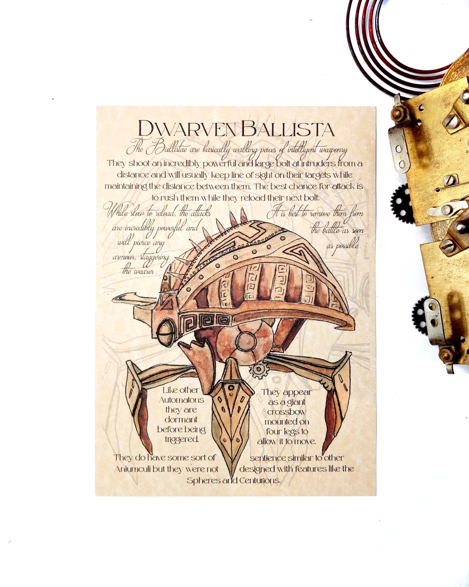 Dwarven Automatons of Tamriel - Dwemer Animunculi Creatures Bestiary ...