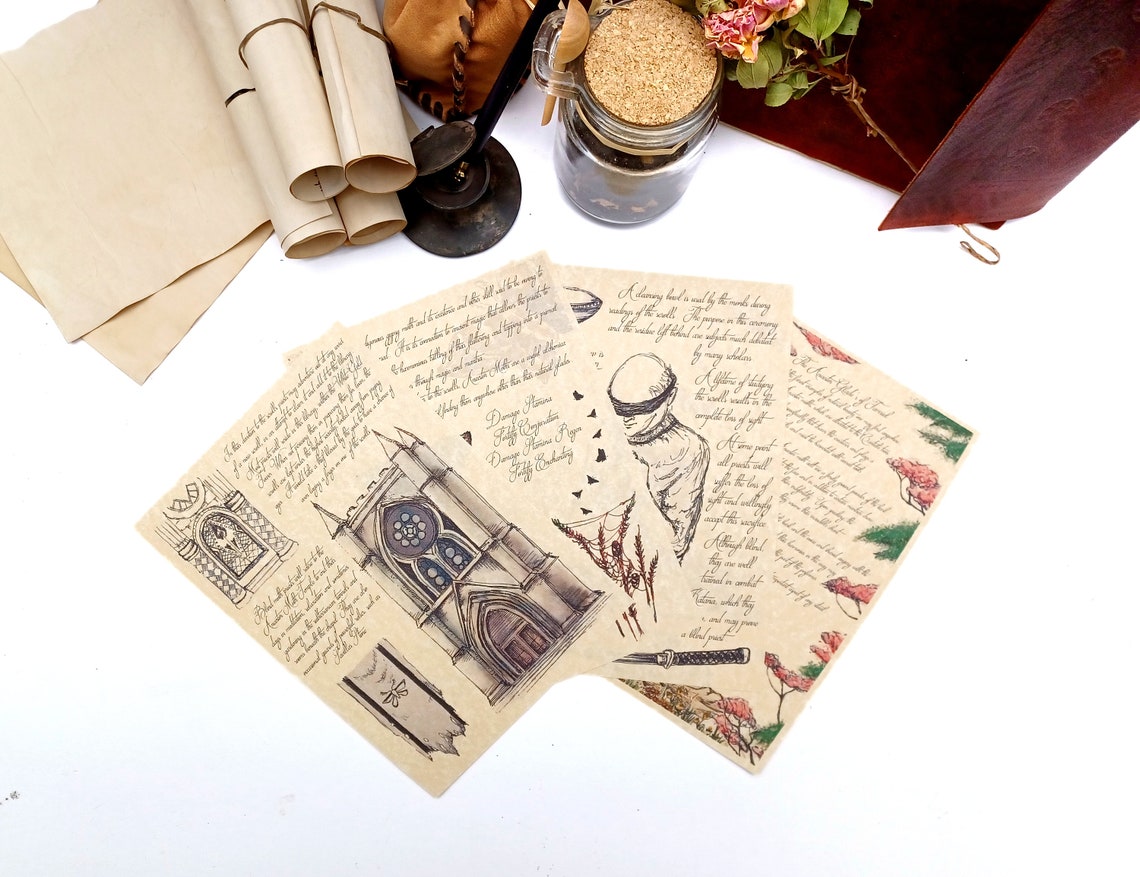 Cult of the Ancestor Moth Tamriel Prints - Journal Pages, Aged Scrolls ...