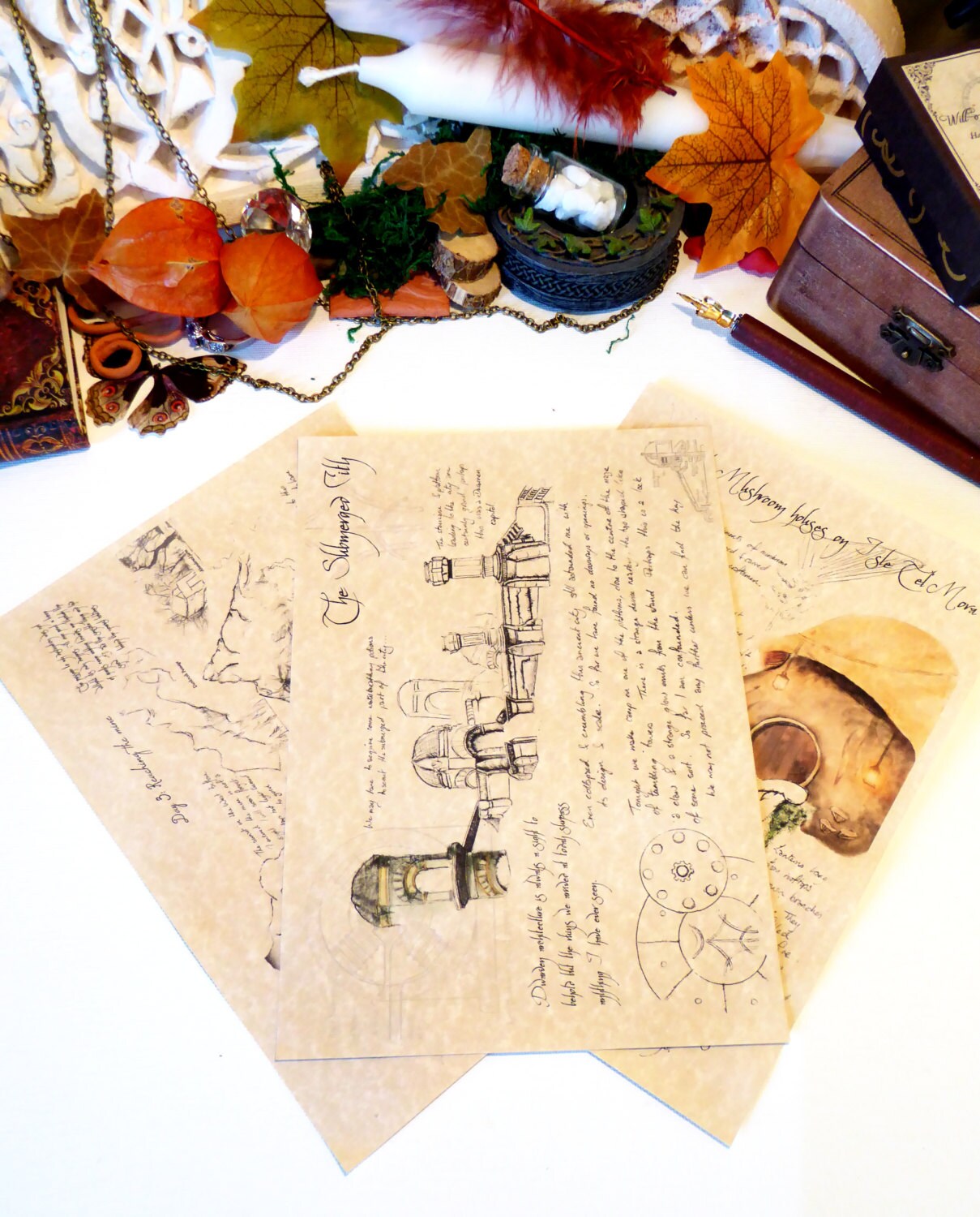 The Intrepid Adventurer Journal Pages, a Journey Through Dunmer ...