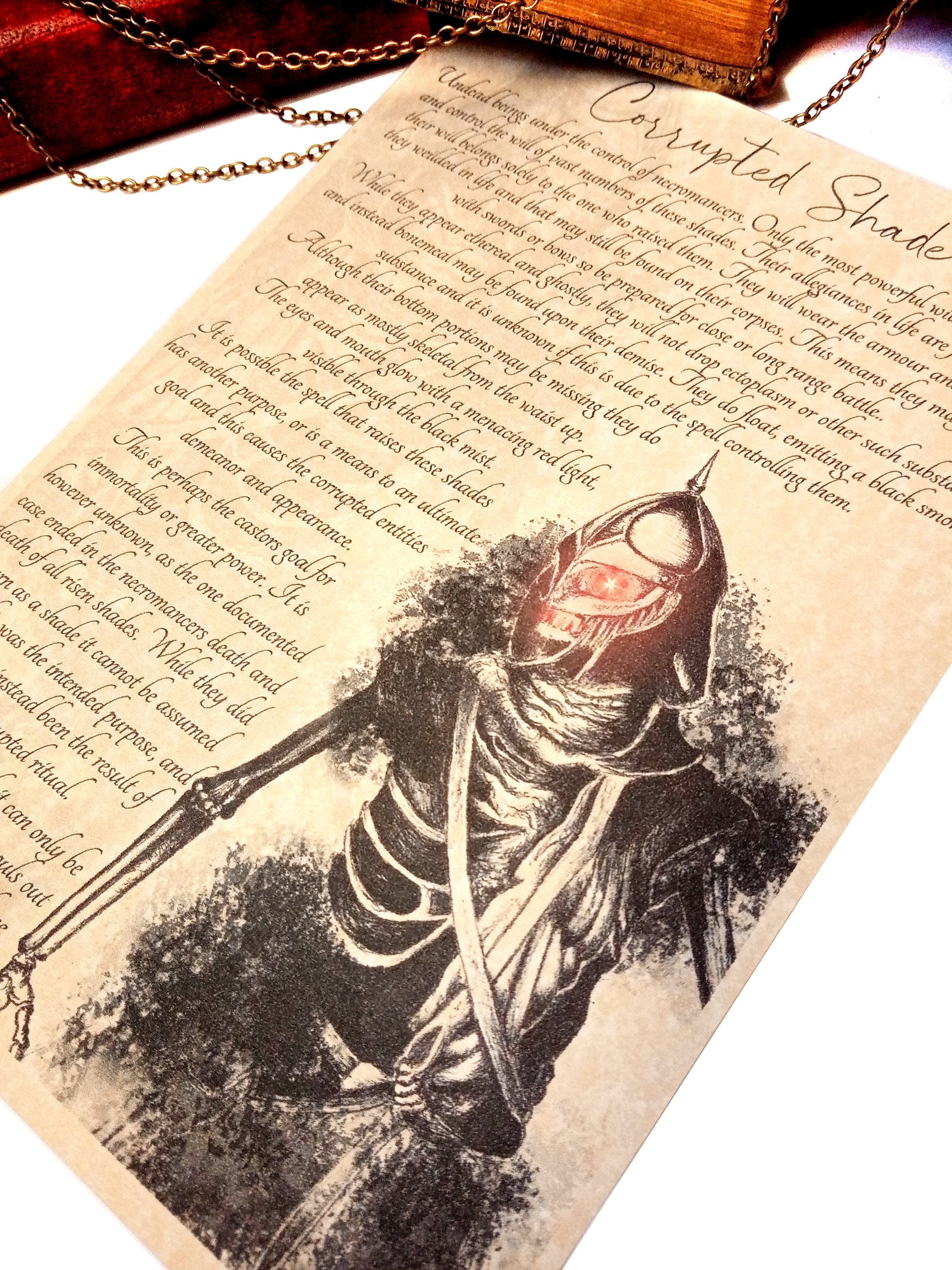 Twisted creatures of Tamriel Bestiary Scrolls Journal Page | Etsy