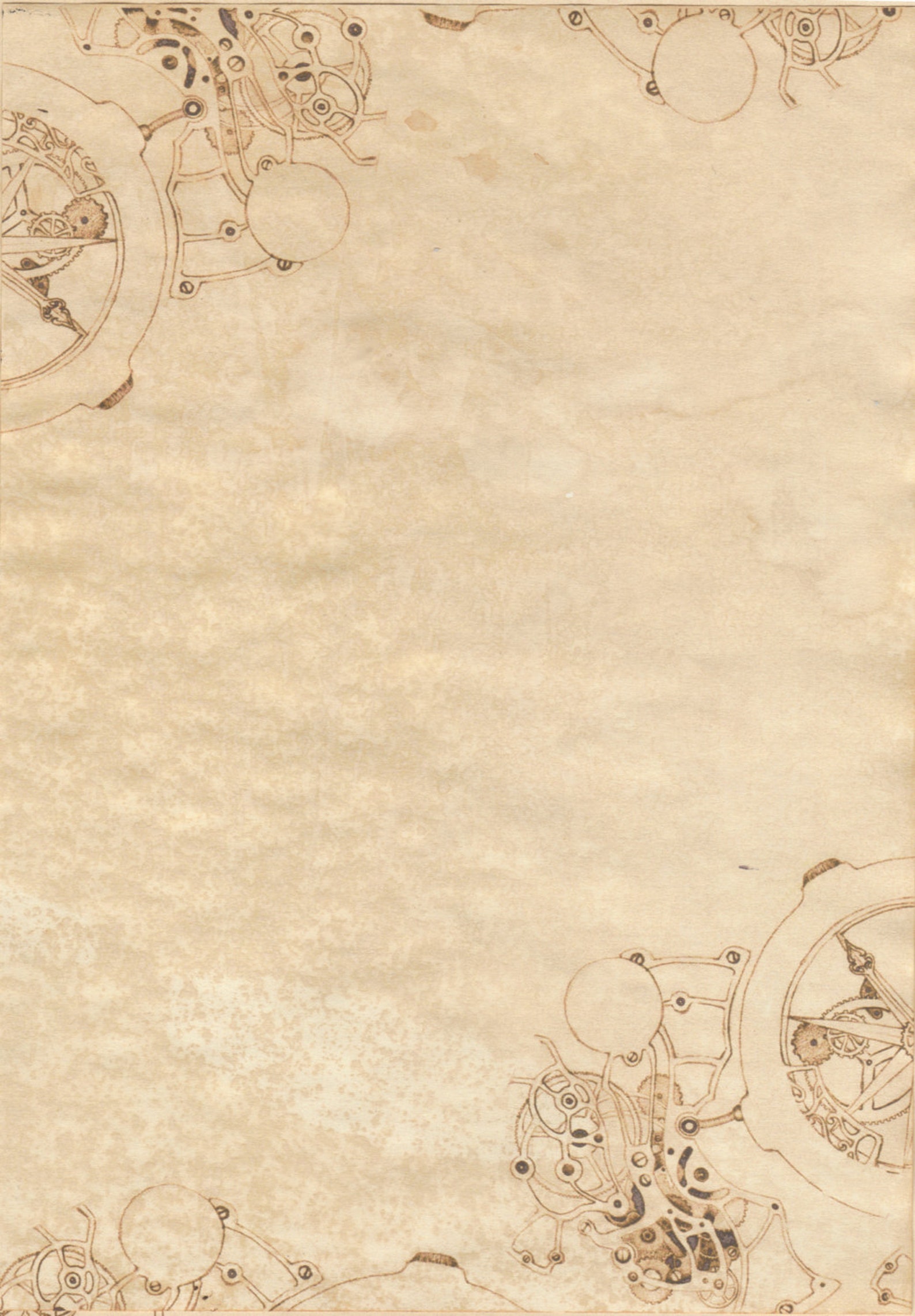 Steampunk Writing Paper Set the Second Victorian Era | Etsy UK