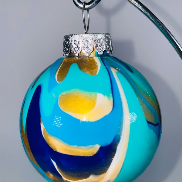 Aqua Ornaments - Etsy