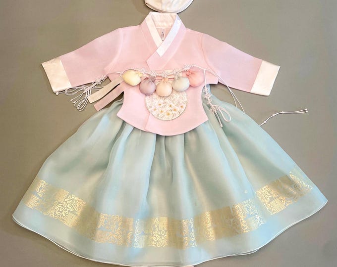 Korean Hanbok Dress, Girl Hanbok, Dol Hanbok Girl, Hanbok Baby Girl ...