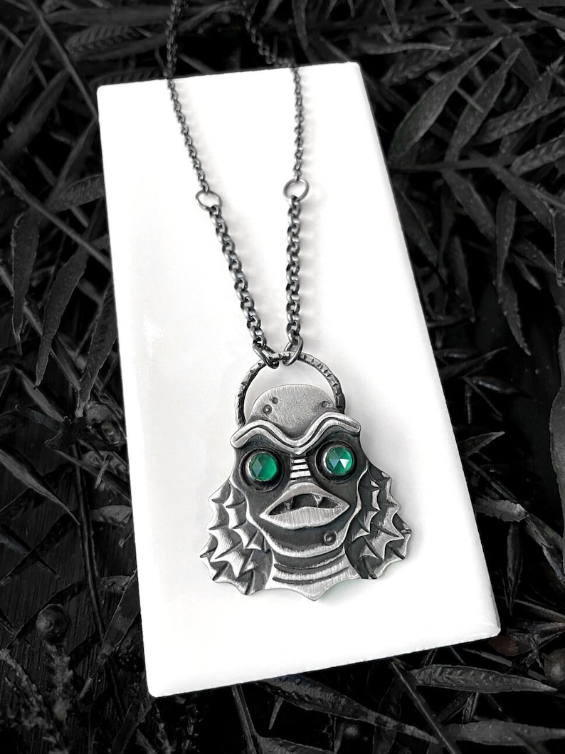 Vintage Monster Pendant Inspired by the Creature From the Black Lagoon ...