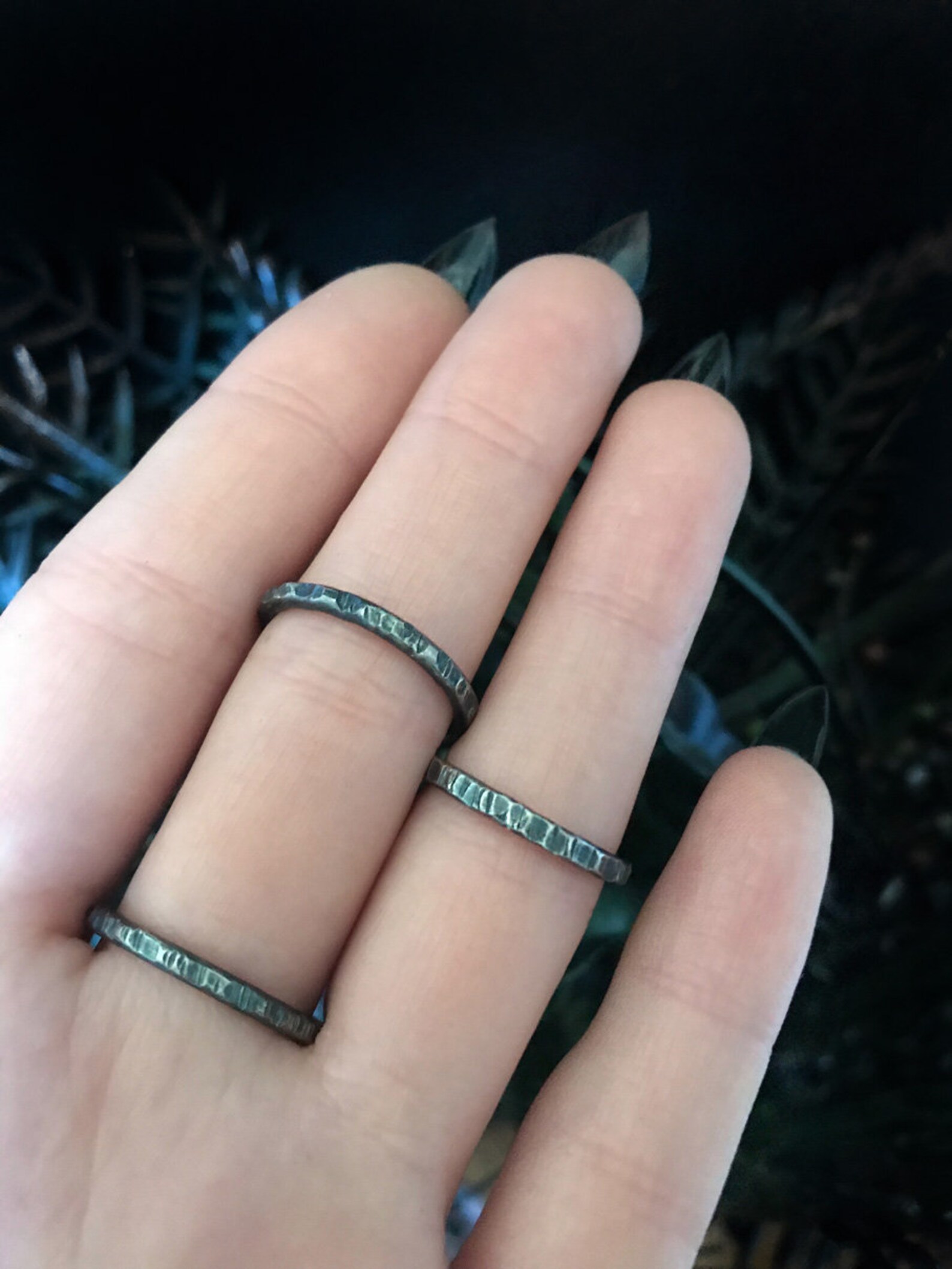 Planet Venus Ring Iridescent Pink Glass Ring Witchy Ring - Etsy France