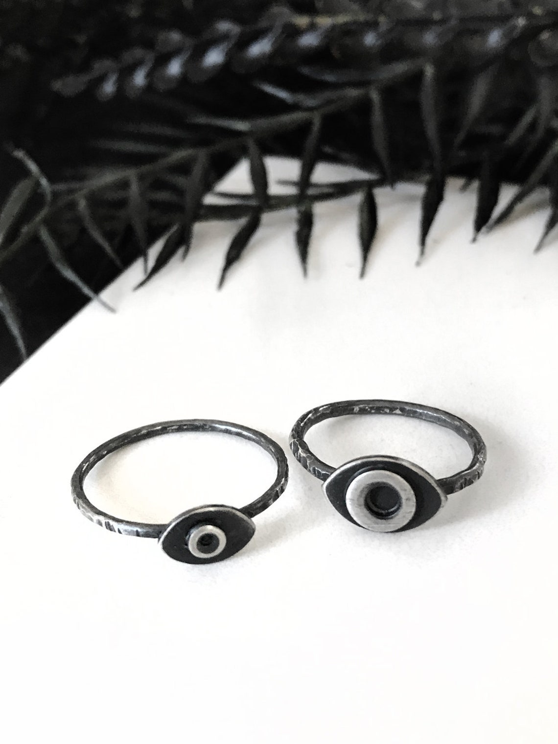 Small Silver Eye Ring Evil Eye Jewelry Third Eye Ring - Etsy