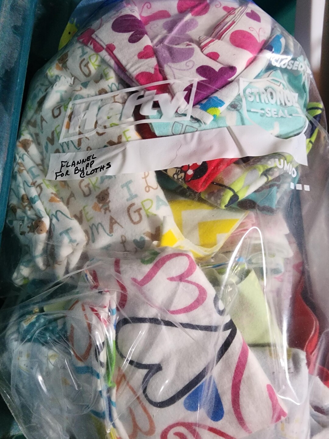 Flannel Fabric, Scrap Pieces, Variety of Colors, 1 (one) Pound of ...