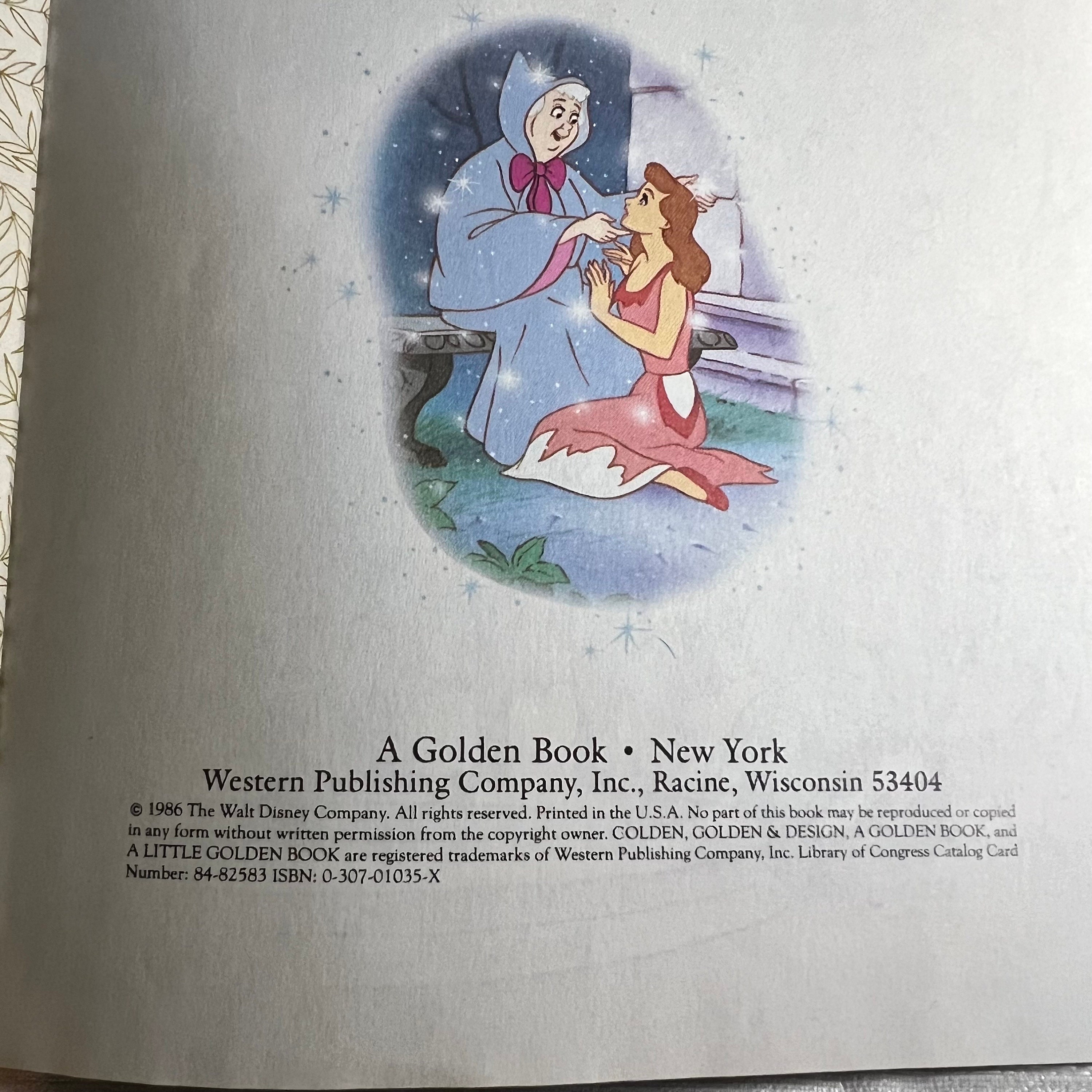 A Little Golden Book Walt Disney’s Cinderella - Etsy