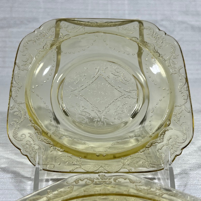 Vintage Federal Glass Madrid Pattern Indiana Glass Recollection Bread ...