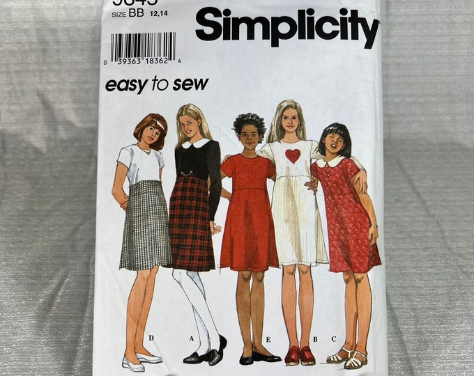 Simplicity 9845 Sewing Pattern - Uncut - Etsy