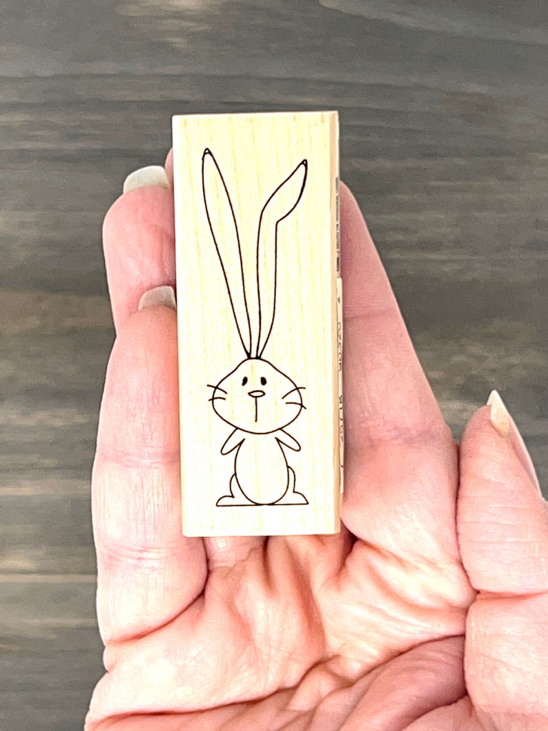 Long Eared Bunny Rubber Stamp Inkadinkado New, Unused 96326 Card Making ...