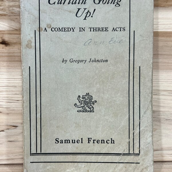 Samuel French - Etsy