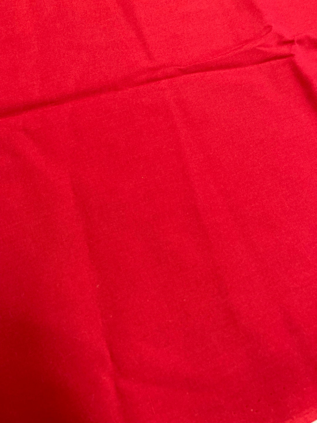 Cotton Broadcloth Red - Personal Craft Supply Destash - by the Yard ...