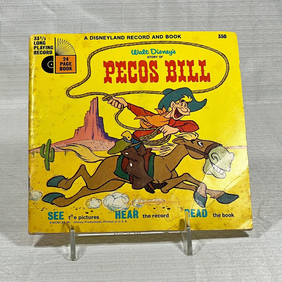 Pecos Bill Read Along Record - Etsy
