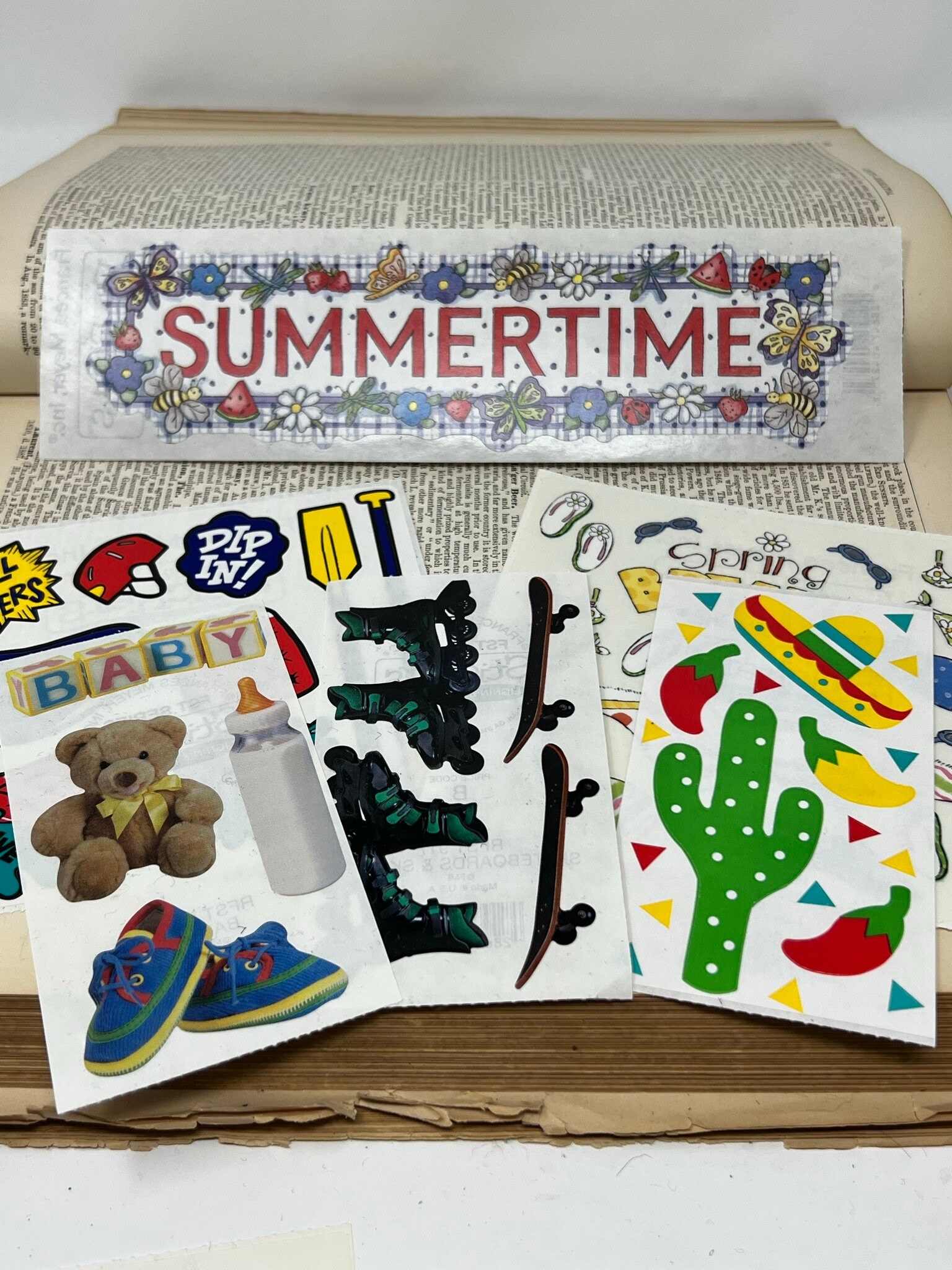 Sticker Lot 2 Random Stickers for Scrapbooking, Journaling, Planners ...