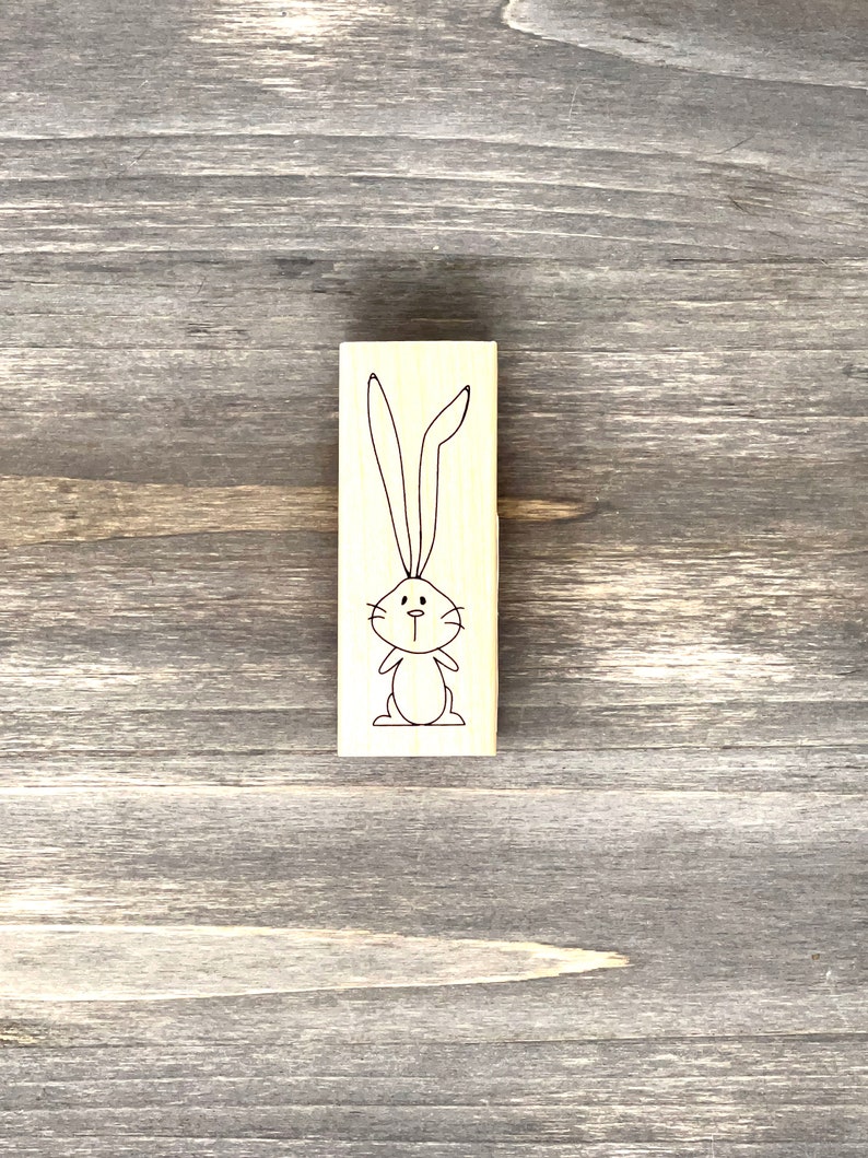Long Eared Bunny Rubber Stamp Inkadinkado New, Unused 96326 Card Making ...