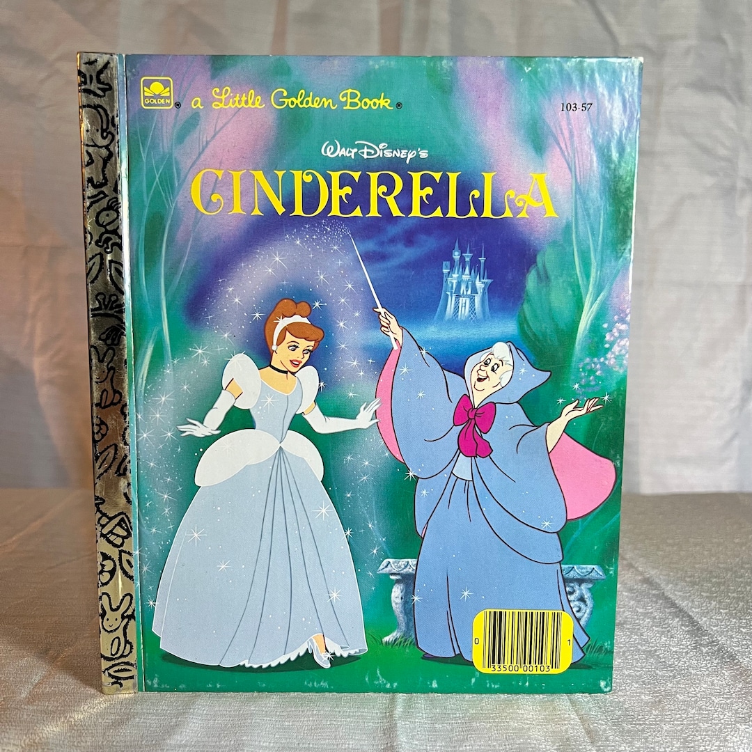 A Little Golden Book Walt Disney’s Cinderella - Etsy