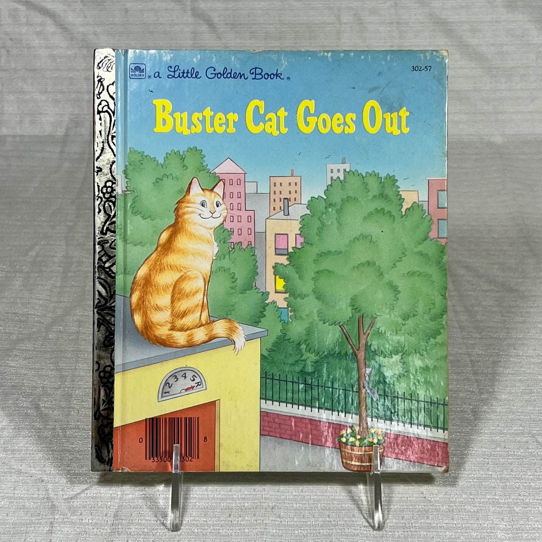 A Little Golden Book Buster Cat Goes Out - Etsy