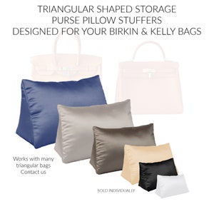 Triangular Purse Pillow Stuffers, Birkin & Kelly Handbags Insert ...