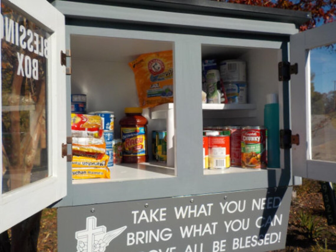 Neighborhood Book Library/blessing Boxone Color With Metal - Etsy