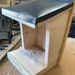 American Robin Nesting Box, Nesting Shelf, Large Bird House, Metal Roof ...