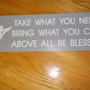 Blessing Box Metal Sign Only - Etsy