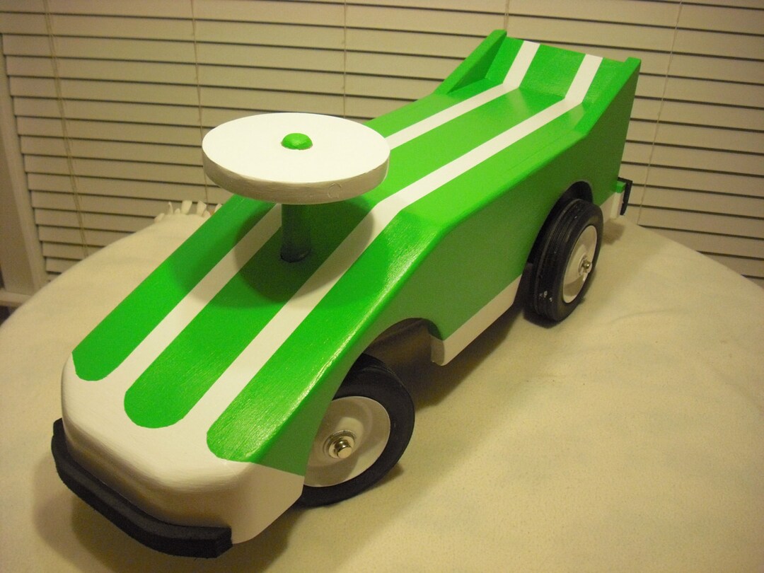 Wooden Toy Truck Late Model Dirt Track Racecar Any Color, Ride on Toy ...