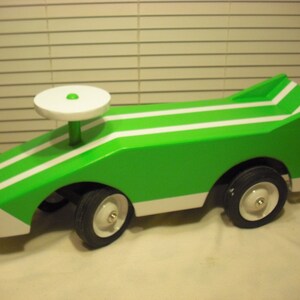 Wooden Toy Truck Late Model Dirt Track Racecar Any Color, Ride on Toy ...