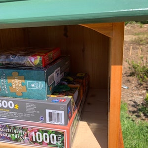 Free Puzzle Exchange, Little Puzzle House, Regular, Lending Box ...