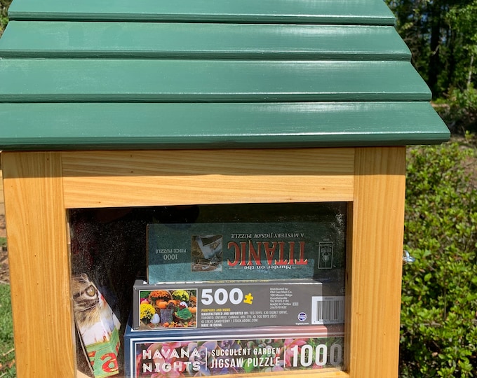 LITTLE FREE LIBRARY® Two Story Modern With Official Charter Sign ...