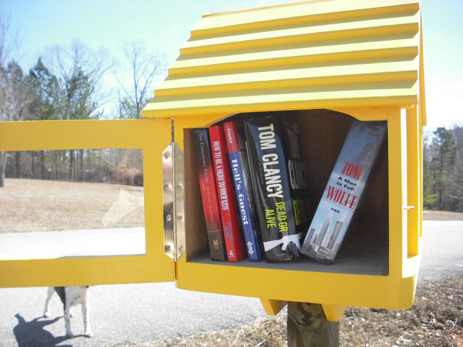 Little House on a Stick FREE SHIPPING Library Book Box - Etsy